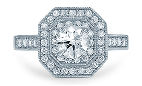 Custom Open Wave Diamond Ring | Brilliant Earth